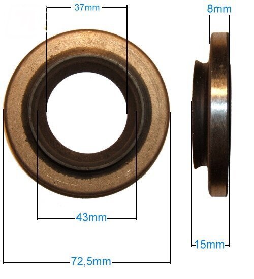 Seal 72.5 x 37 x 15 - Retrospeed Finland - Classic car parts & Accessories