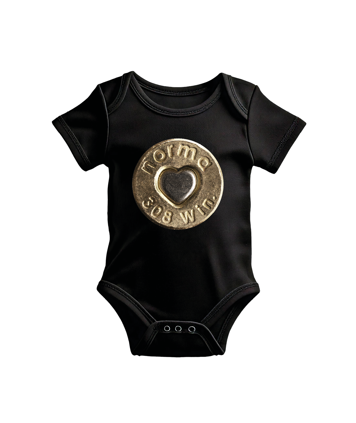 NORMA® Headstamp Heart baby bodysuit - NORMA® Brand Shop