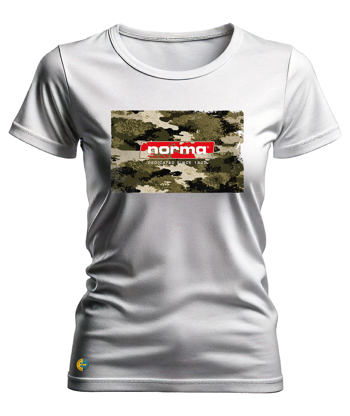 NORMA® Dedicated camo women's t-shirt - NORMA® Brand Shop