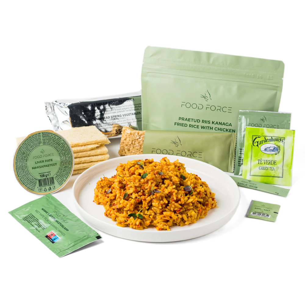 Food Force | Fried Rice with Chicken Main Meal | Frystorkad mat | 335g ...