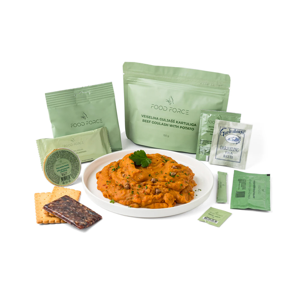 Food Force | Oksegulasch med kartoffel Hovedmåltid | Frysetørret mad ...