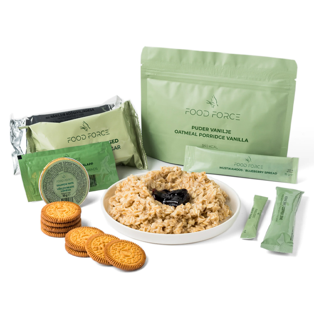 Food Force | Oatmeal Vanilla Porridge Breakfast Ration | Frystorkad mat ...