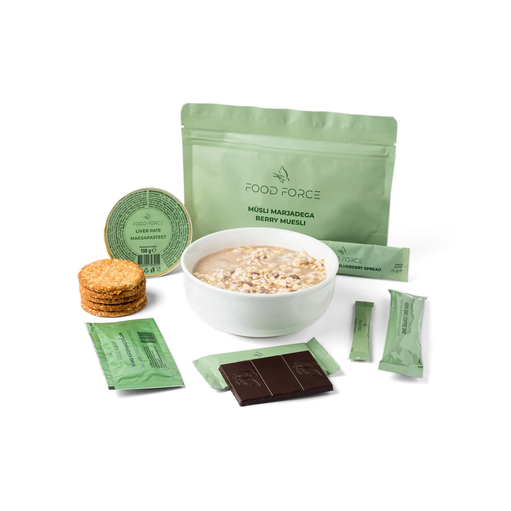 Food Force | Berry Muesli Breakfast Ration | Freeze-dried food | 337g ...
