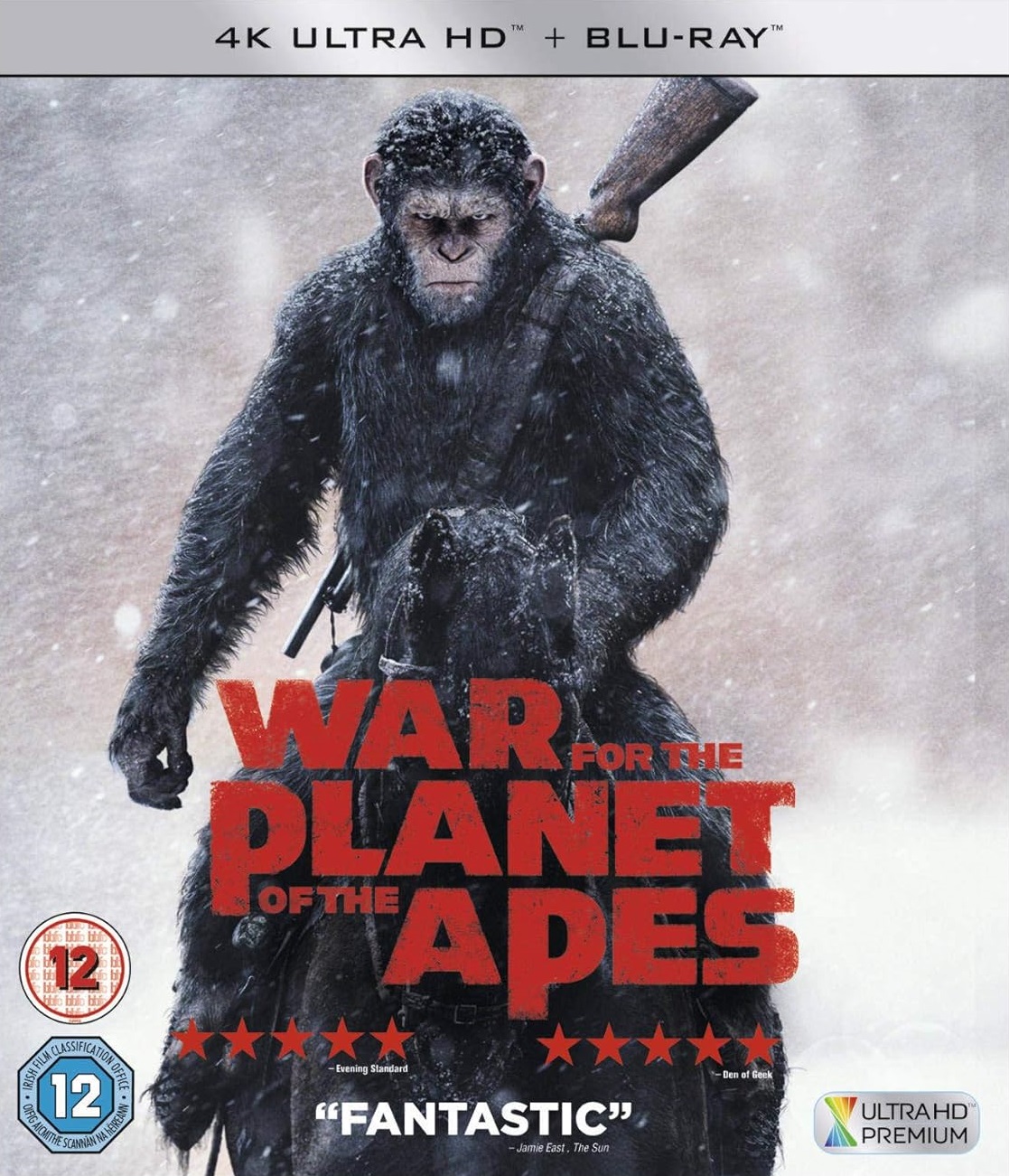 War For the Planet of the Apes (4K Ultra HD + Blu-ray) - Kvarnvideo.se