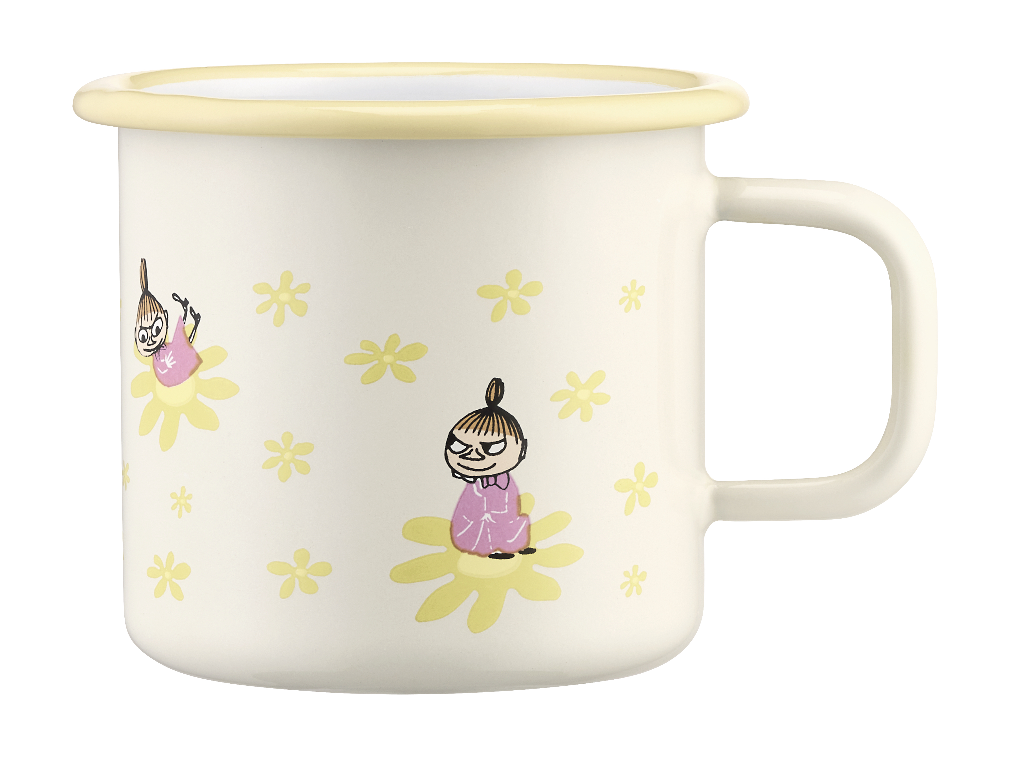 Mysbod.se - Mumin Emaljmugg 3,7 dl - Blommor