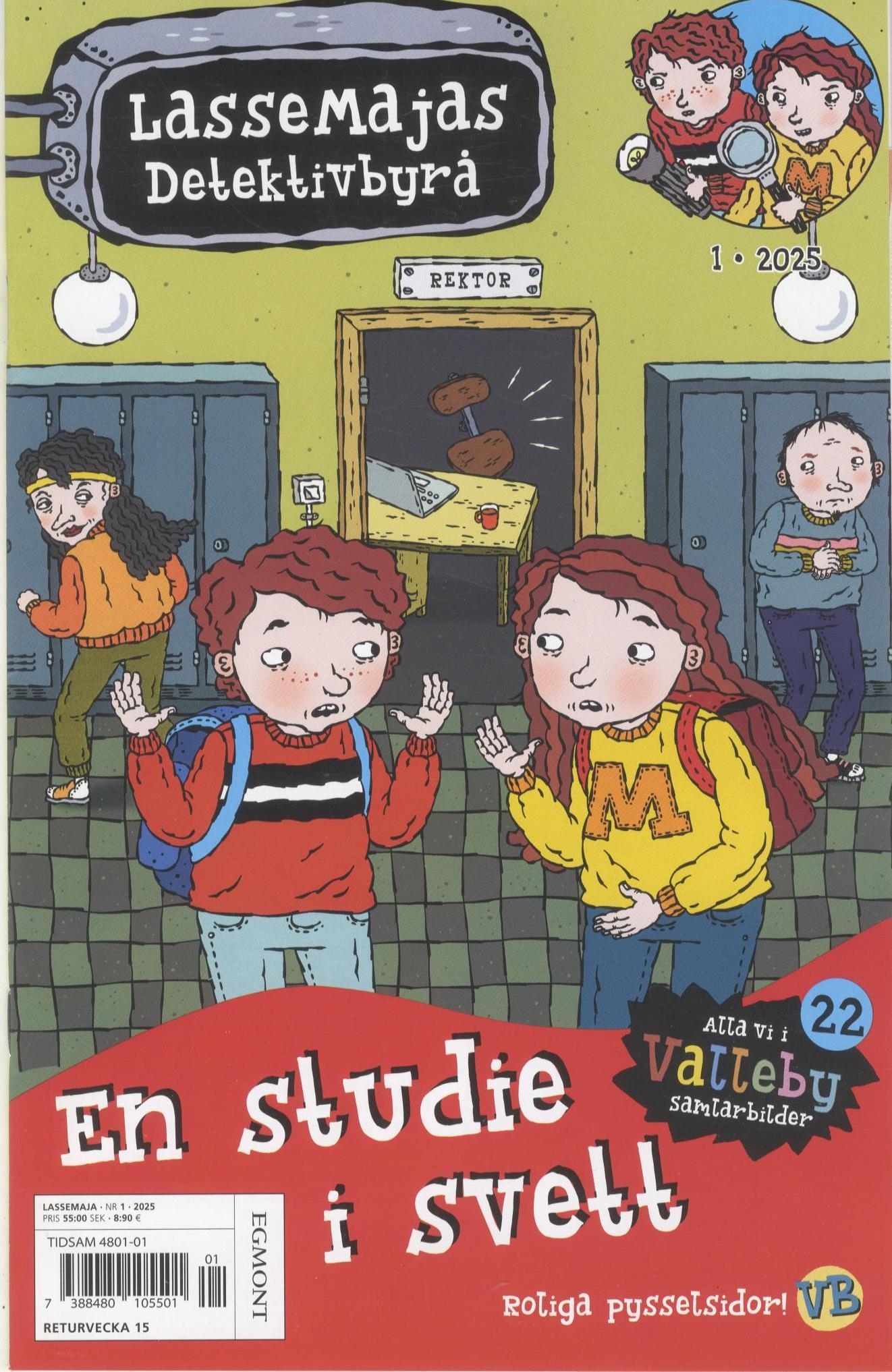 Lasse Majas Detektivbyrå nr 1 2025, En studie i svett - Seriekällaren