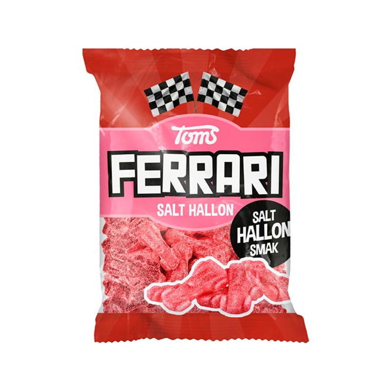 FERRARI SALT RASPBERRY 120G BAG - Speedparts Sweden