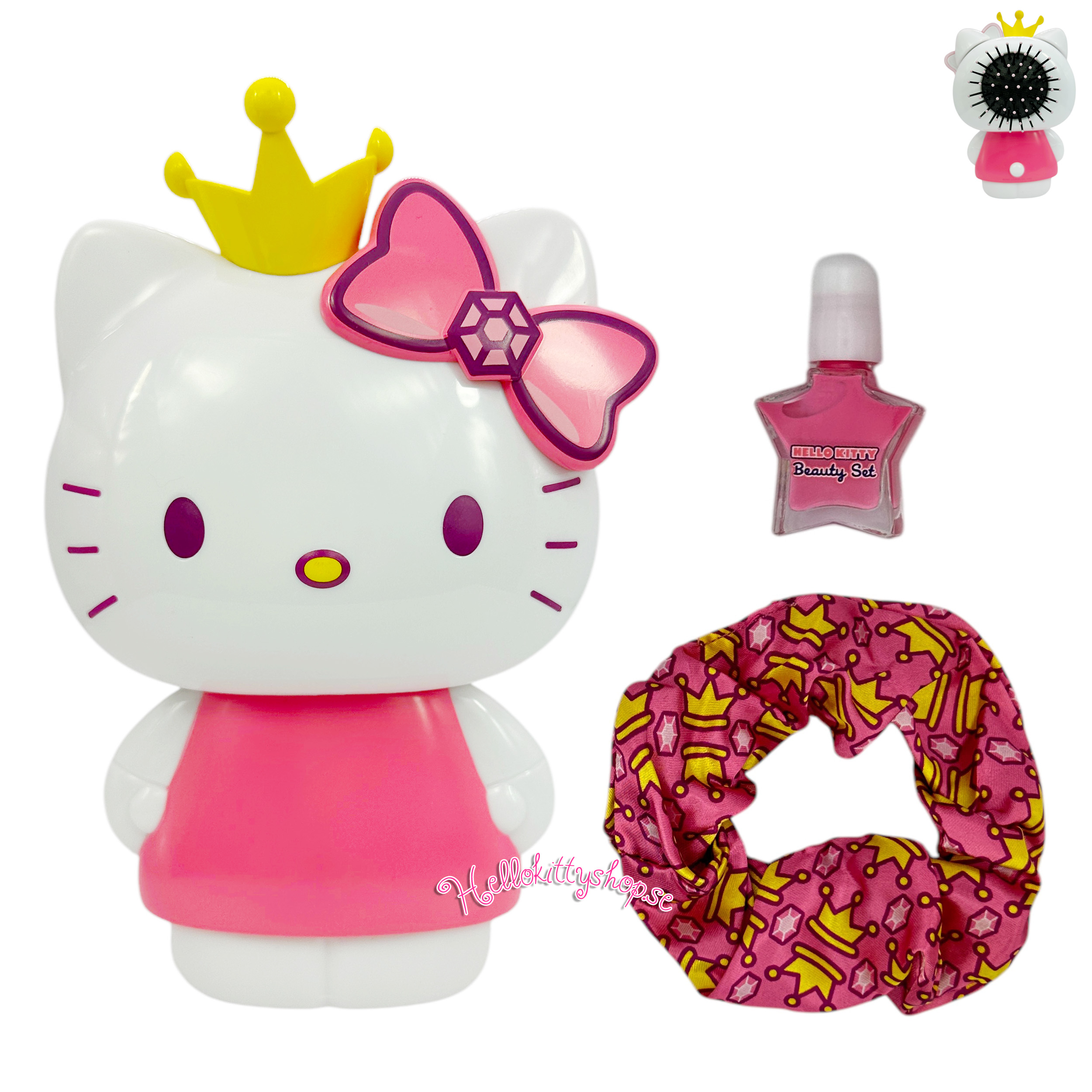 Hello Kitty Beauty Set med 4 st accessoarer - Prinsessa - Hello Kitty Shop