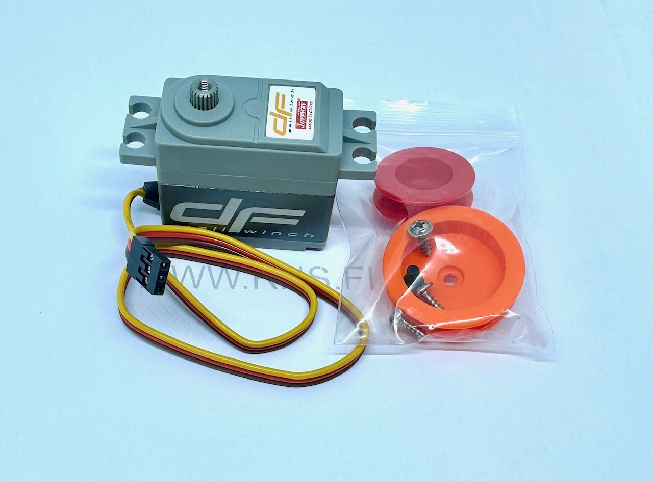 Joysway Racing Sail winch servo 16mm+25mm drums DF65/95 Ny 2025 v8 ...