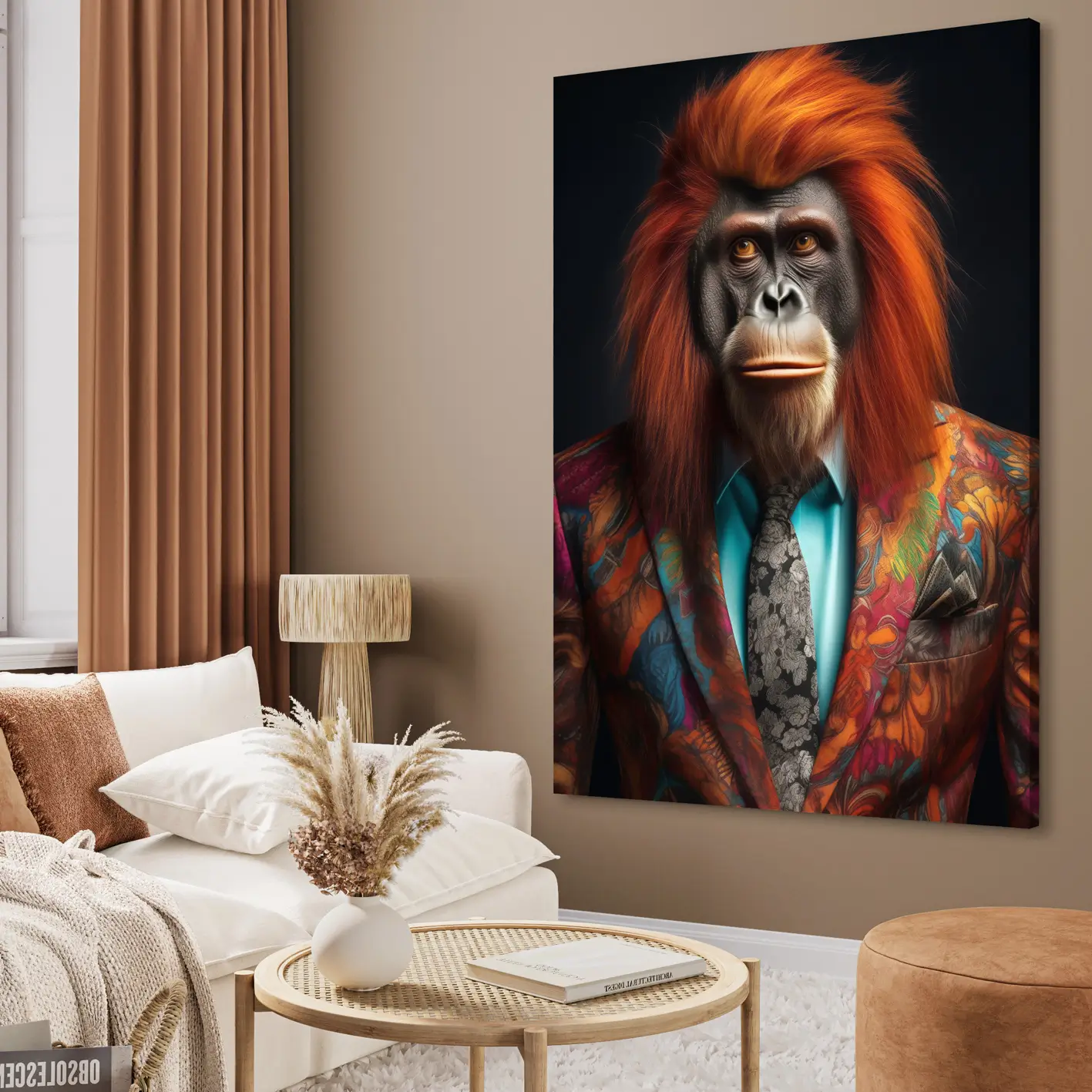 Lerretsbilde - The Stylish Primate - | Canvasbutik.no
