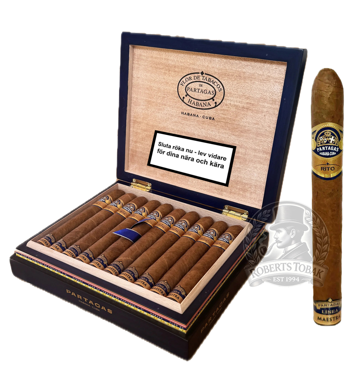 Partagas Linea Maestra Rito Låda 20 st - Roberts Tobak