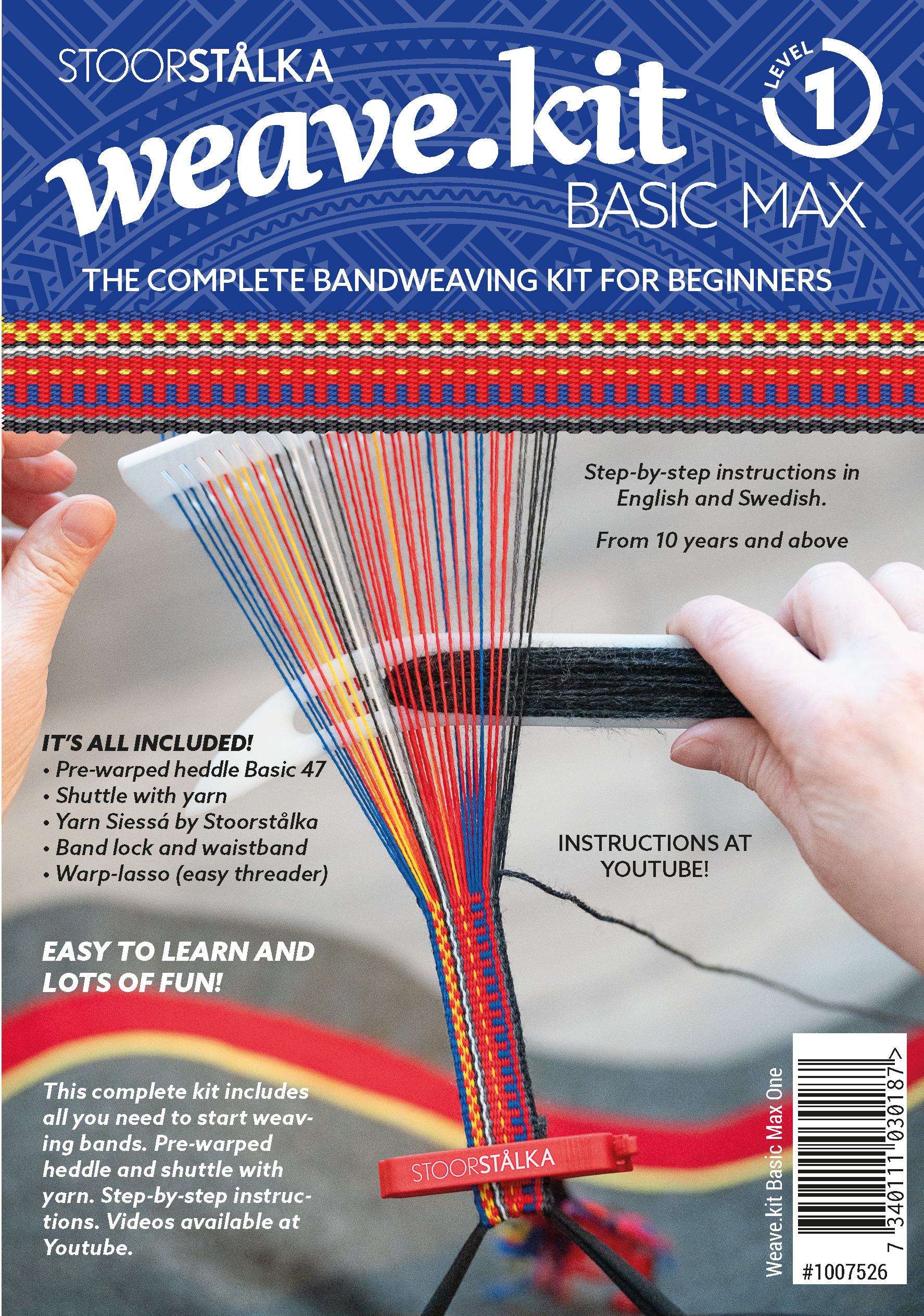 Weave.kit Basic Max One - Stoorstålka Sámi Design Jokkmokk