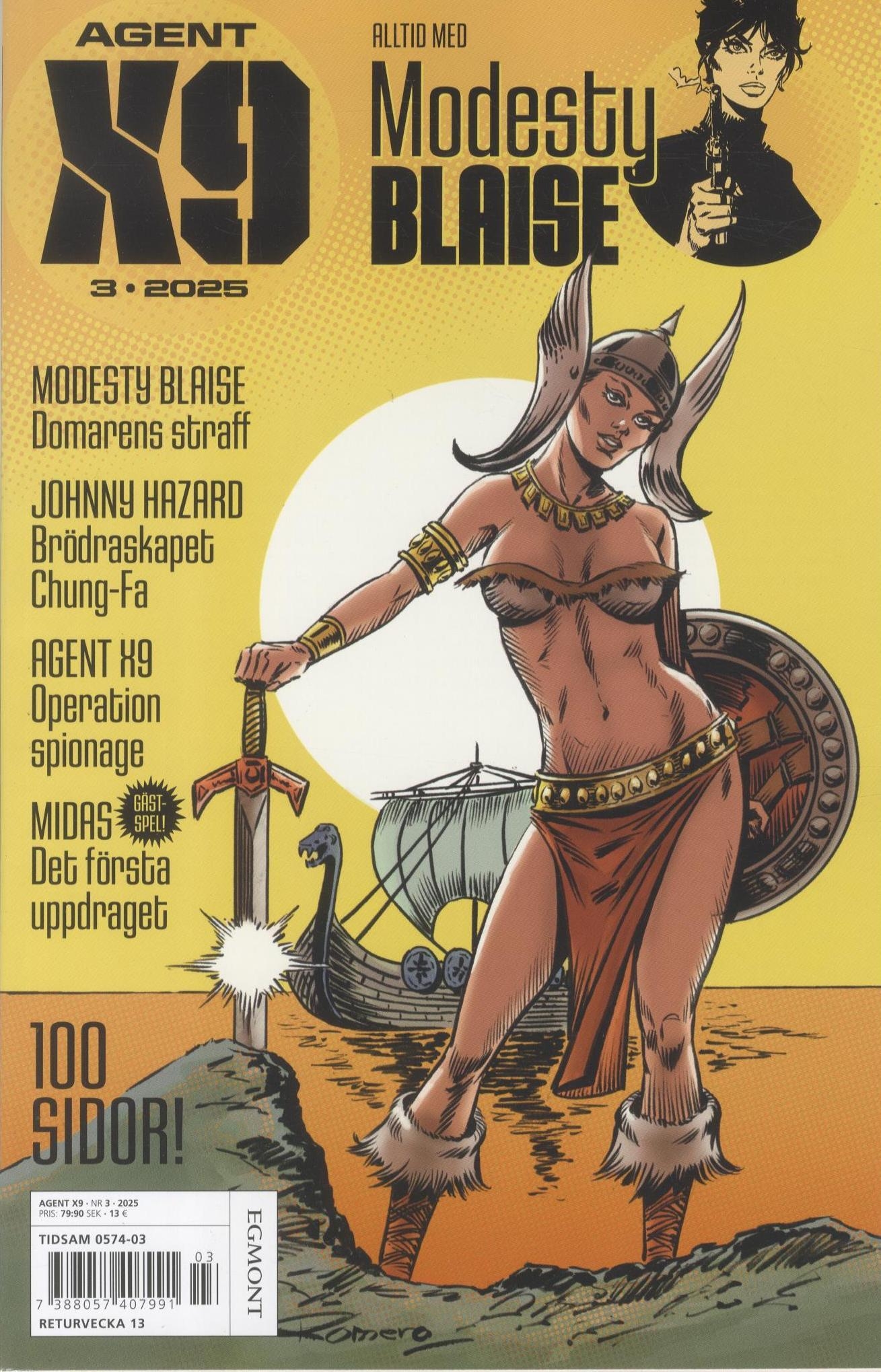 Agent X9 nr 3 2025, Modesty Blaise - Domarens straff - Seriekällaren