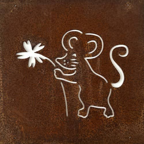 Mus - Skylt Till Armeringsnät I Rost Att Köpa Online.