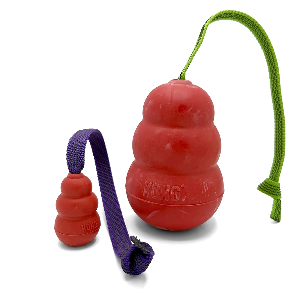 Kong Classic med snöre | Den röda kongen med handtag