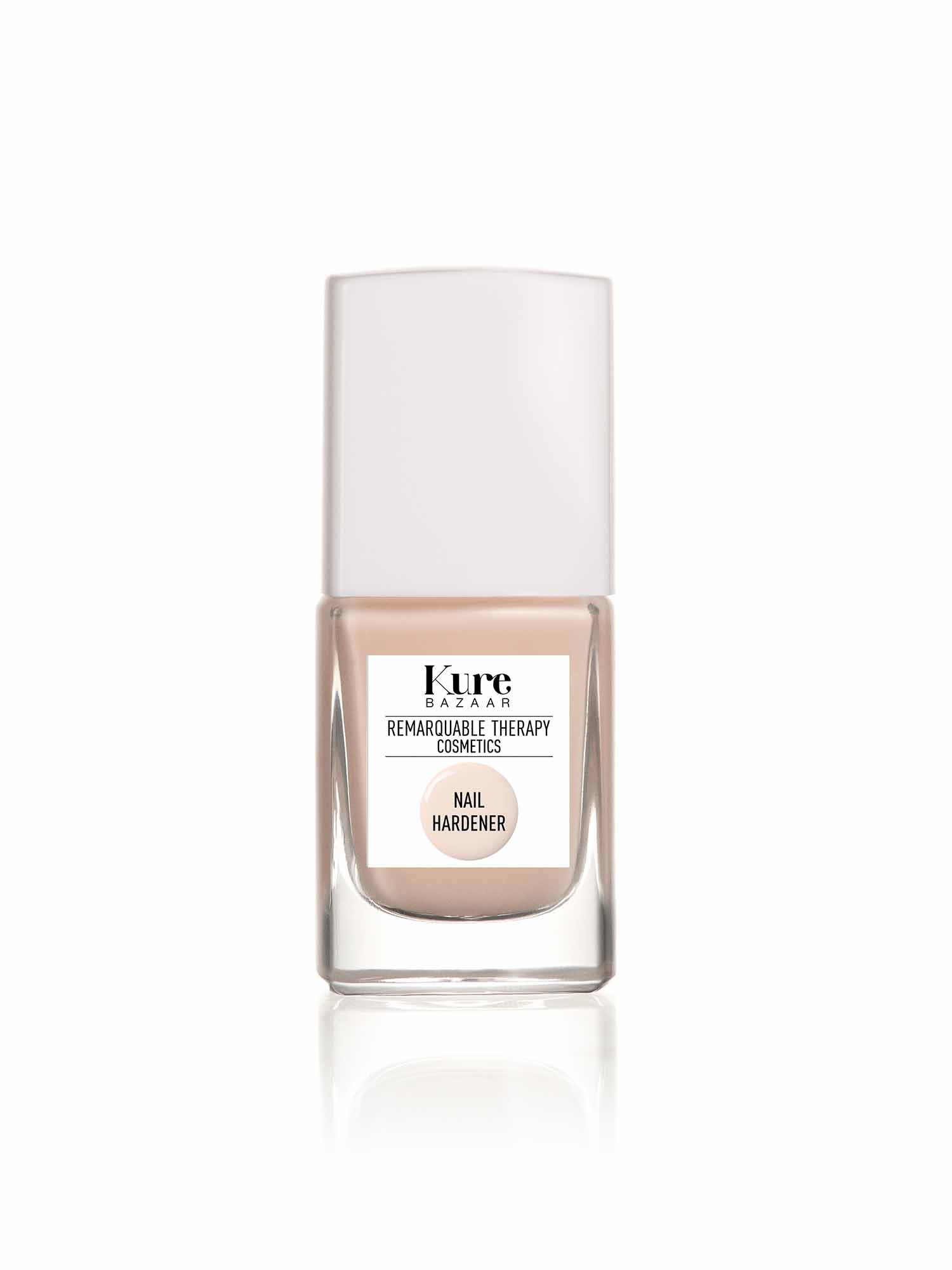 Kure Bazaar Nail Hardener Beige Nude, 10ml - Skogsro Spa