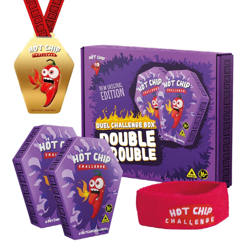 Hot Chip Duel Challenge Box - Double Trouble - Tasty America- American ...
