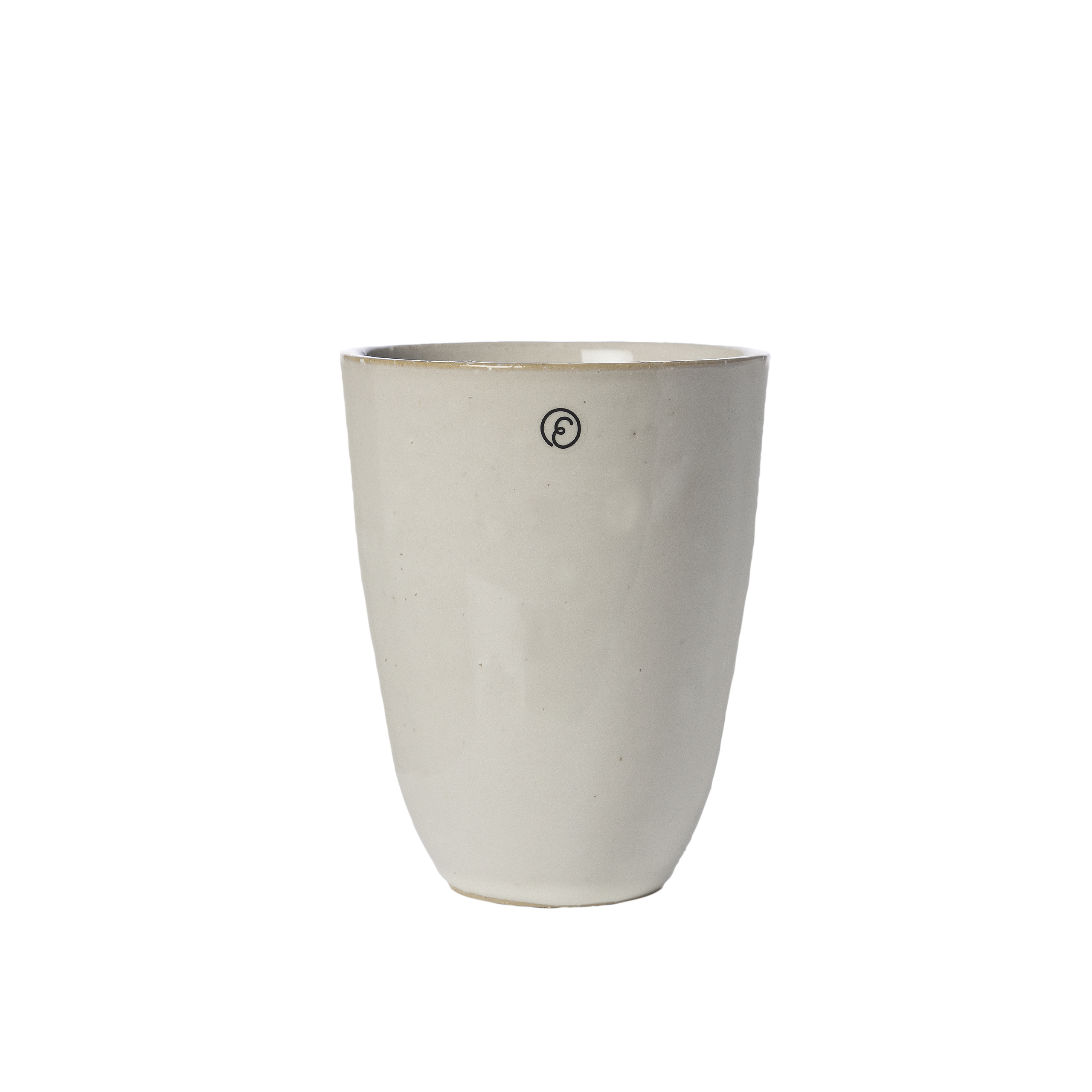 Mugg Stengods 11,5 cm ERNST - Naturvit - ÄNGSHEM INREDERI