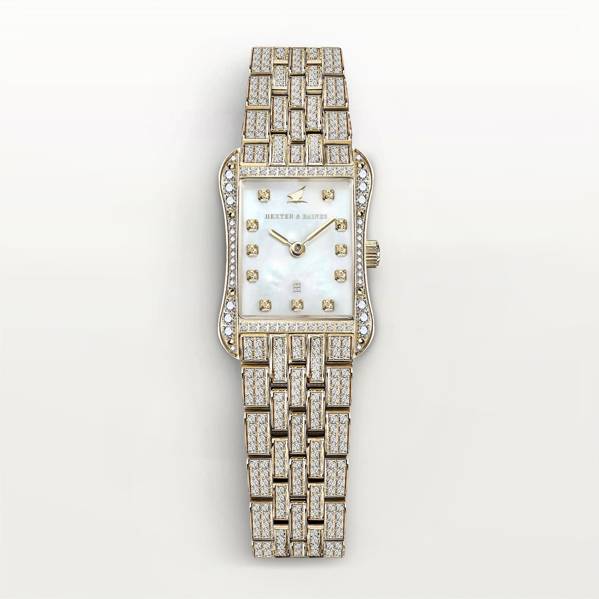 H&B Cronvas Pearl, Gold - Hexter & Baines