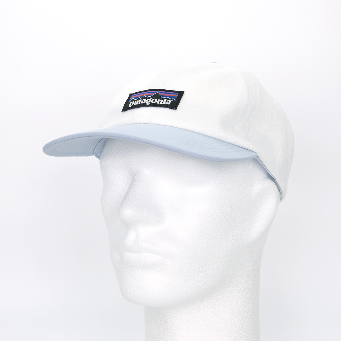 Patagonia - P-6 Label Trad Hat Cap Birch White/Fleck Blue - Appertiff ...