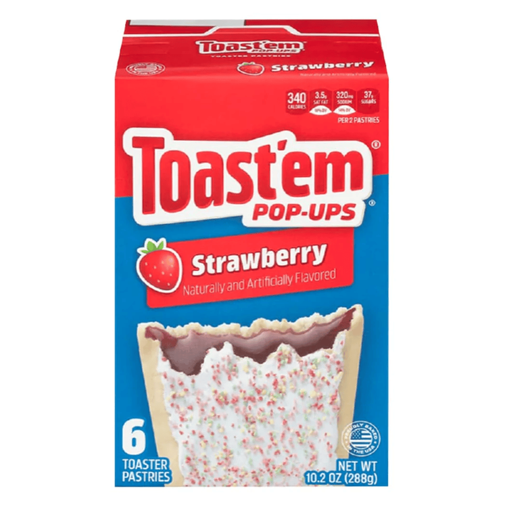 Toast´em Pop-Ups Strawberry 6-pack (298 g) - Tasty America- American ...
