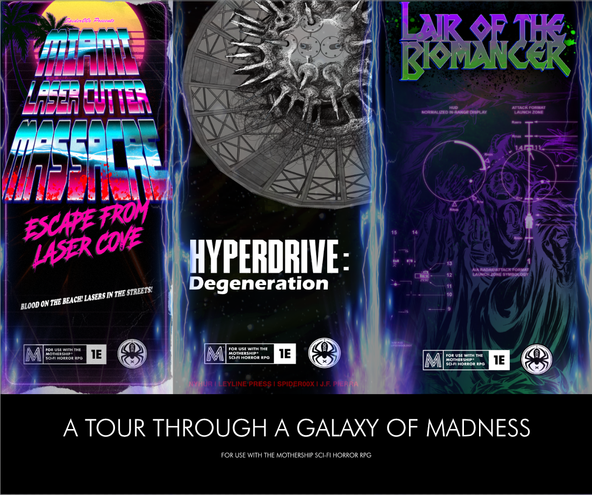 Galaxy of Death vol I: Adventure Bundle for Mothership TTRPG - Speljätten