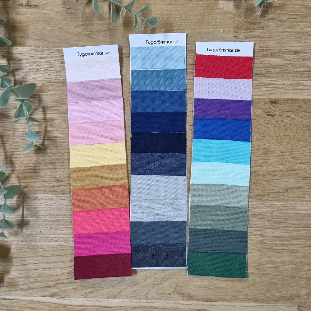 COLOR CHART - MUDD EXTRA BRED - tygdrommar.se