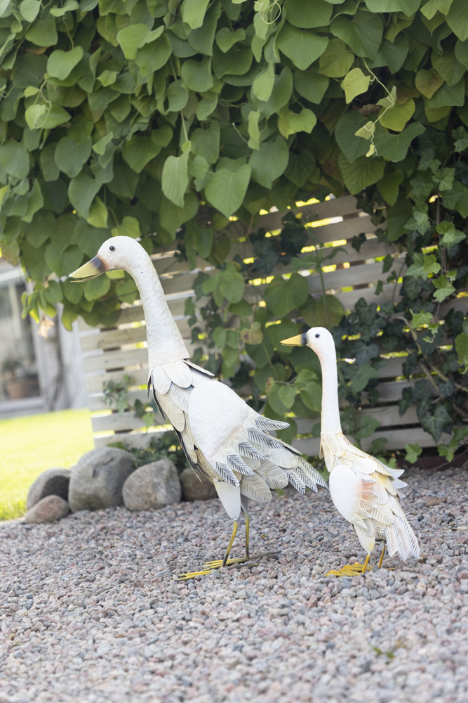 Anka i hamrad plåt 35 cm - Lilla Hem AB