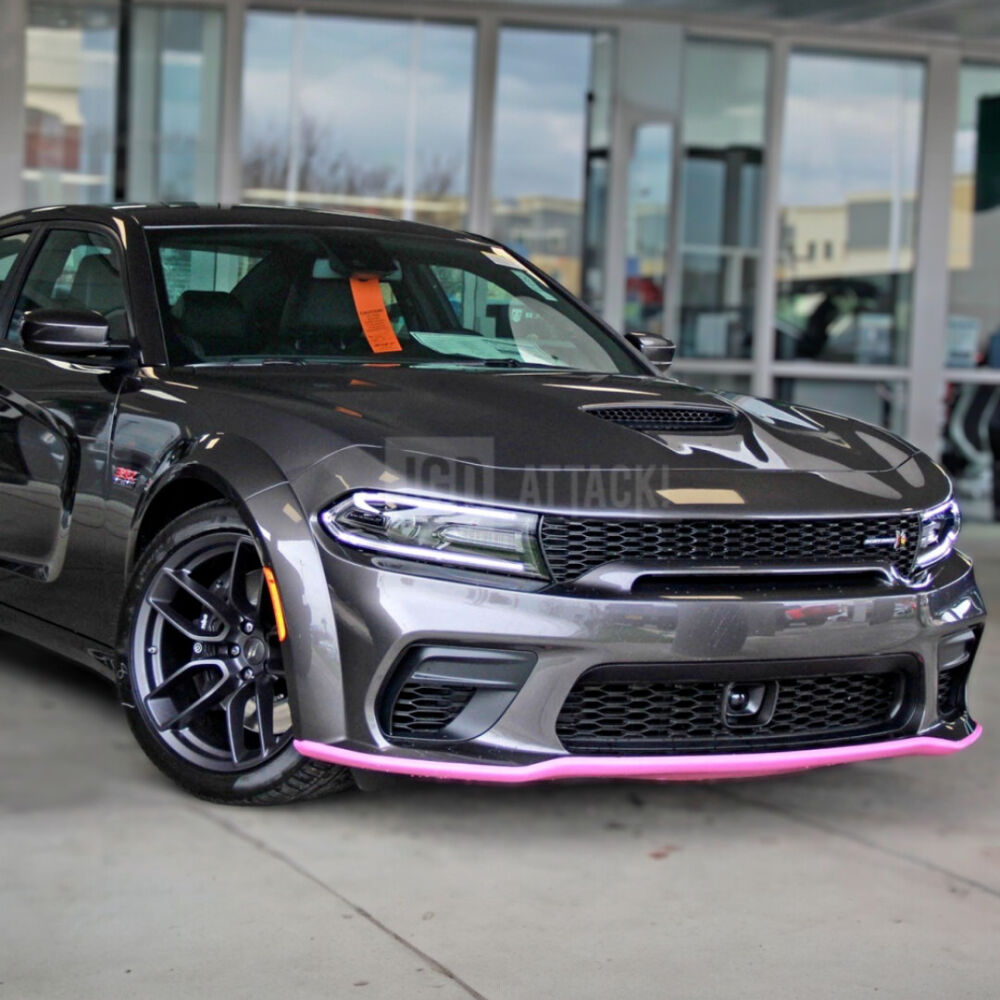 Front Bumper Lip Splitter Guard – Pink (CHARGER 20-23 Wide Body) - C ...