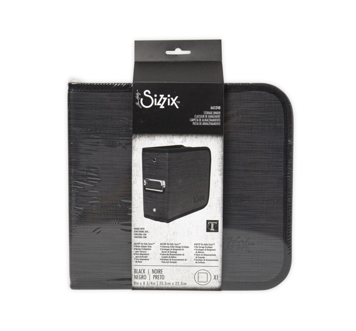 Sizzix • Tim Holtz Storage Binder Small Black - Scrapkammaren