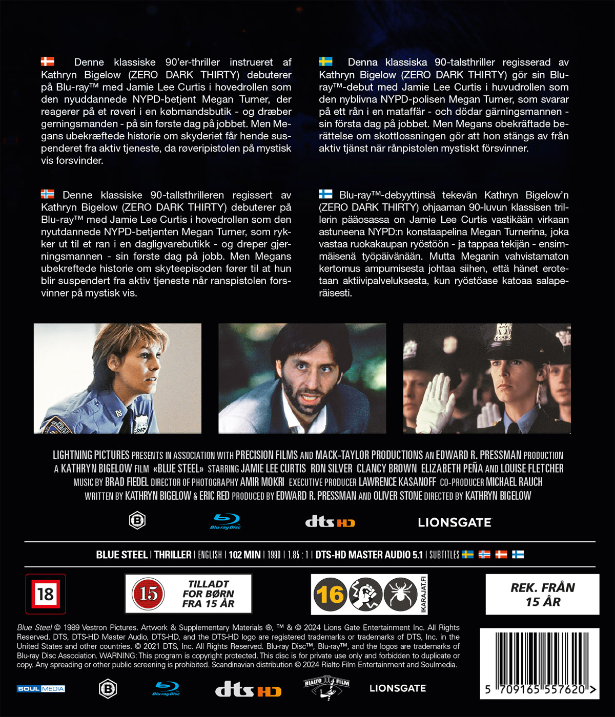 Blue Steel (Blu-ray) - Kvarnvideo.se