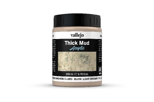 Diorama FX Light Brown Thick Mud, 200ml - Habo Hobby