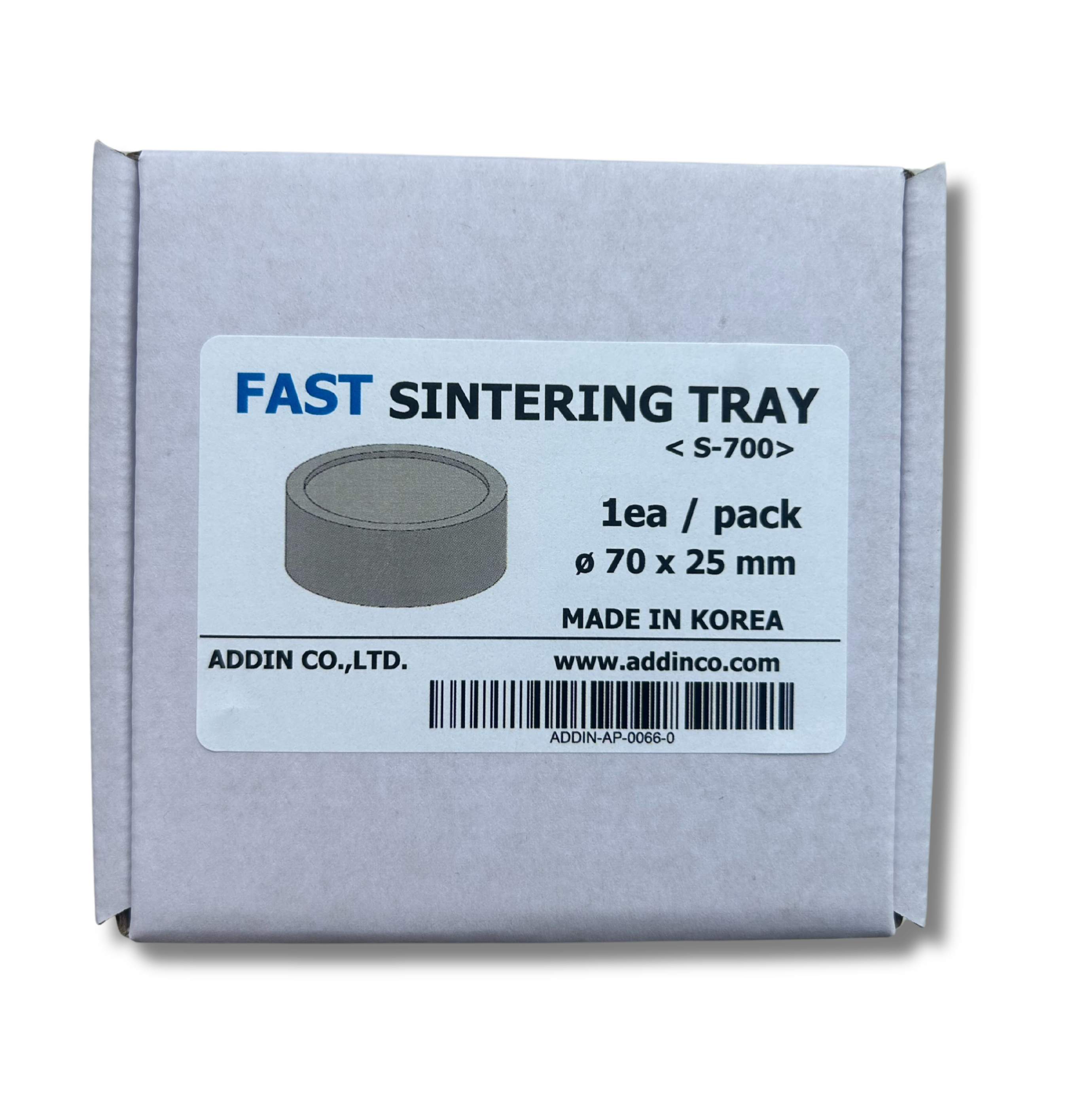 Fast sintering Tray 70 x 25 mm