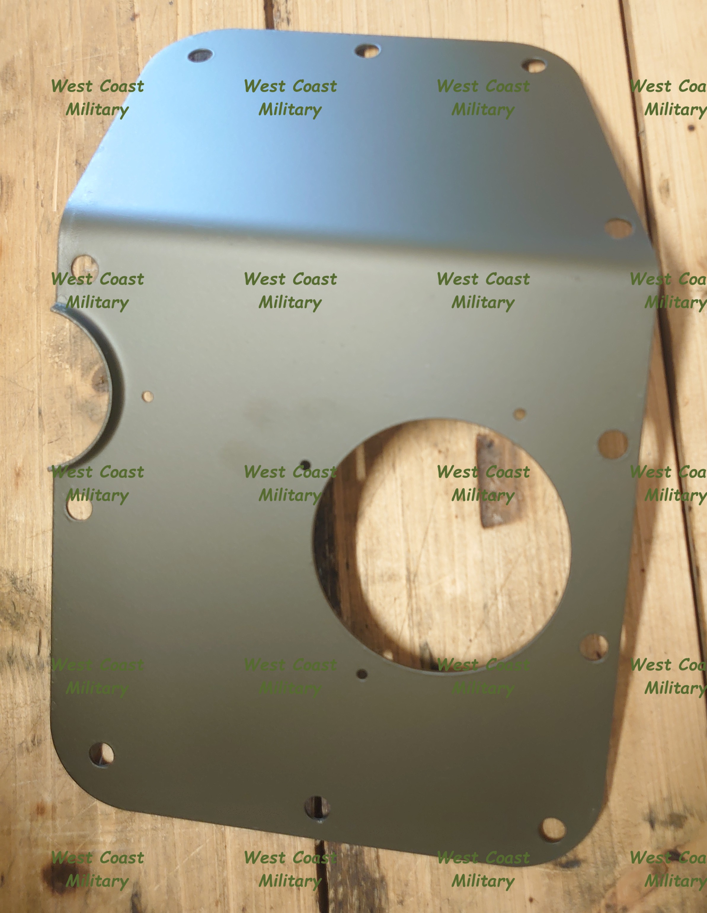 Floor transmission cover plate - West coast military
