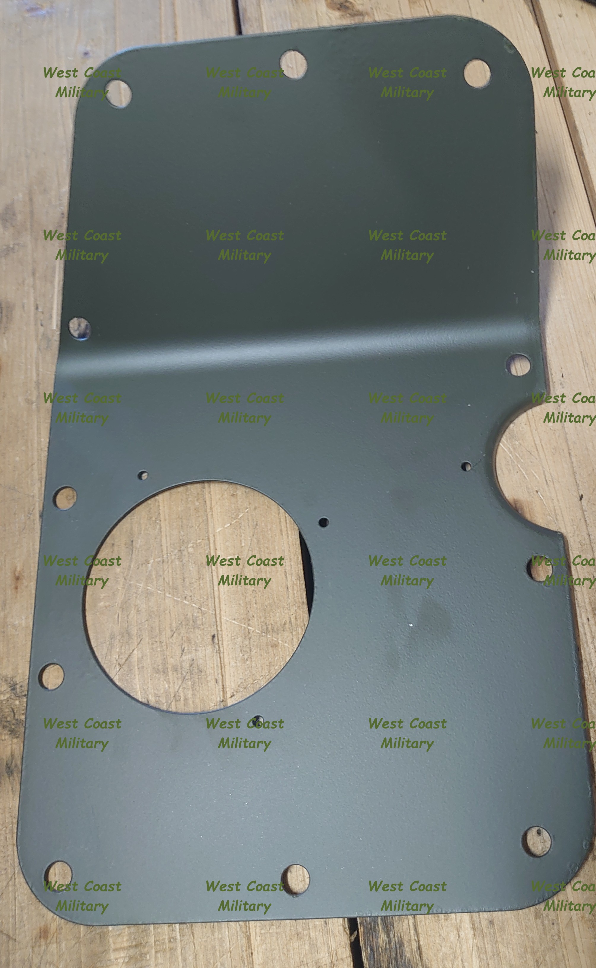Floor transmission cover plate - West coast military