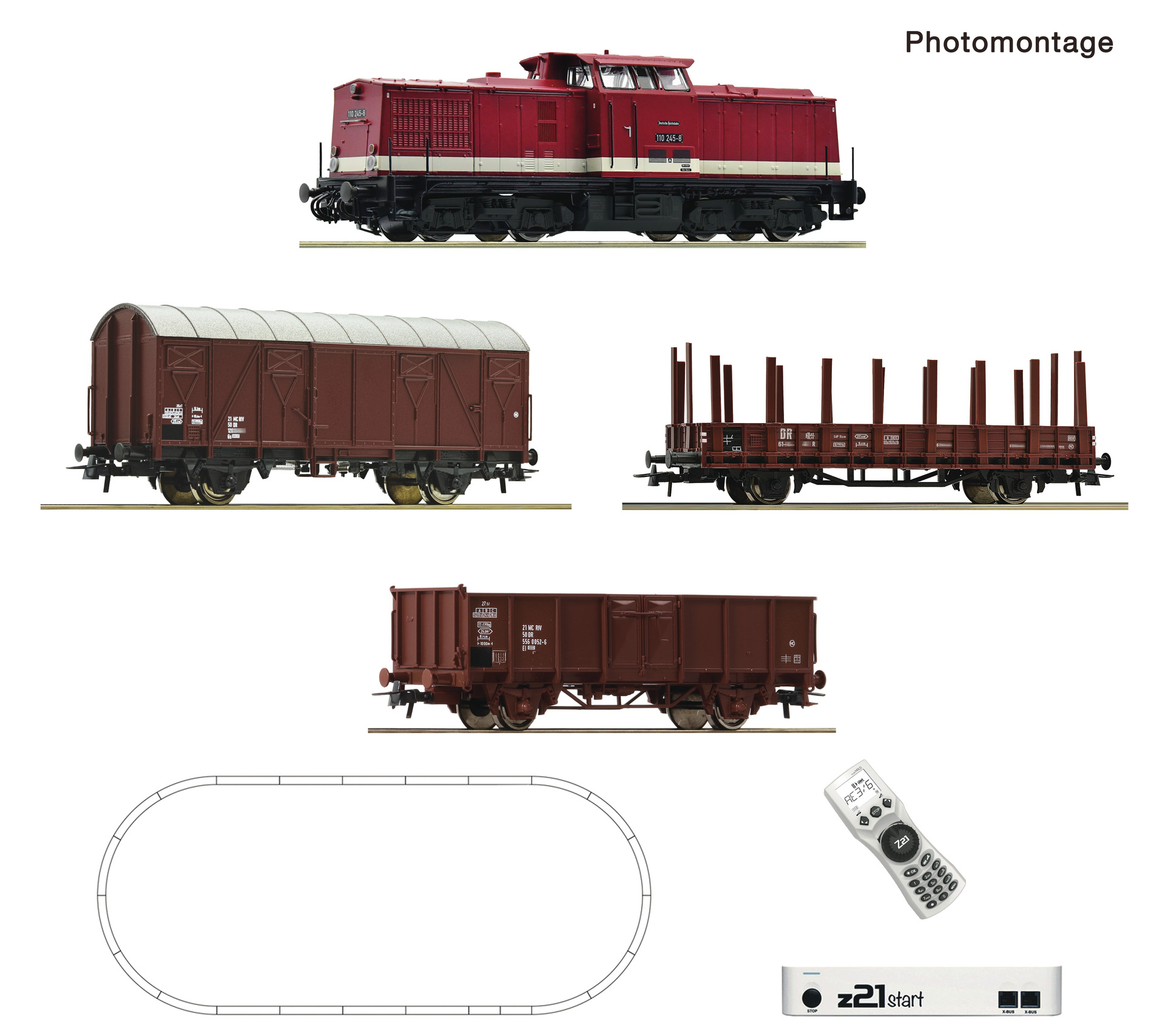 z21 start digital set class 110 and goods train - Habo Hobby