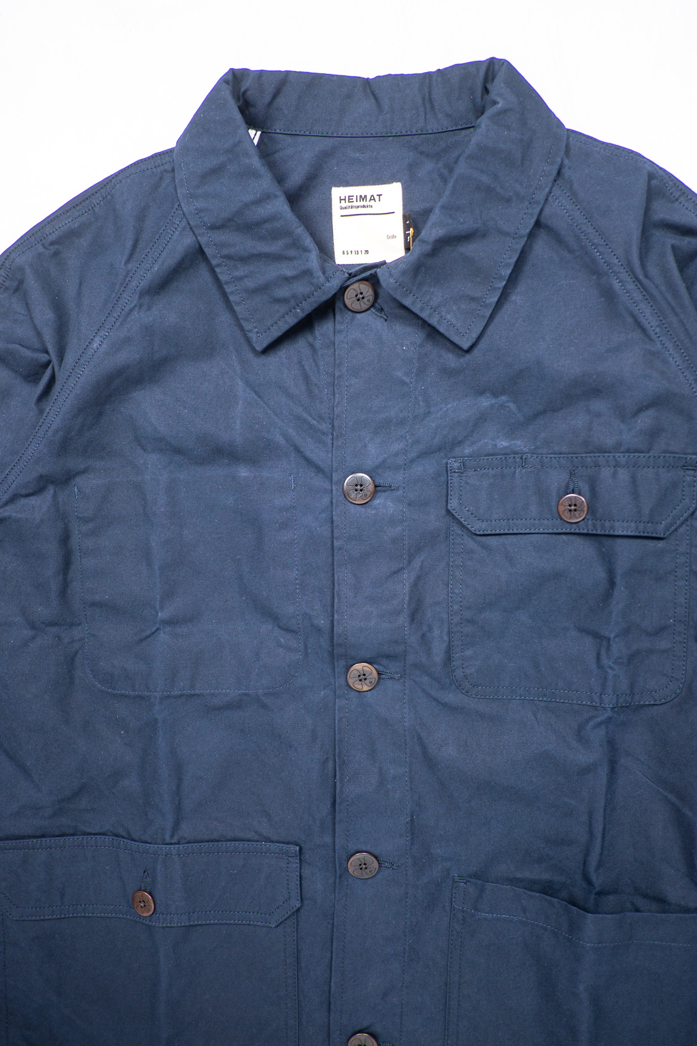 Heimat - Journey Coat Wax Cotton Ink - Göteborg Manufaktur