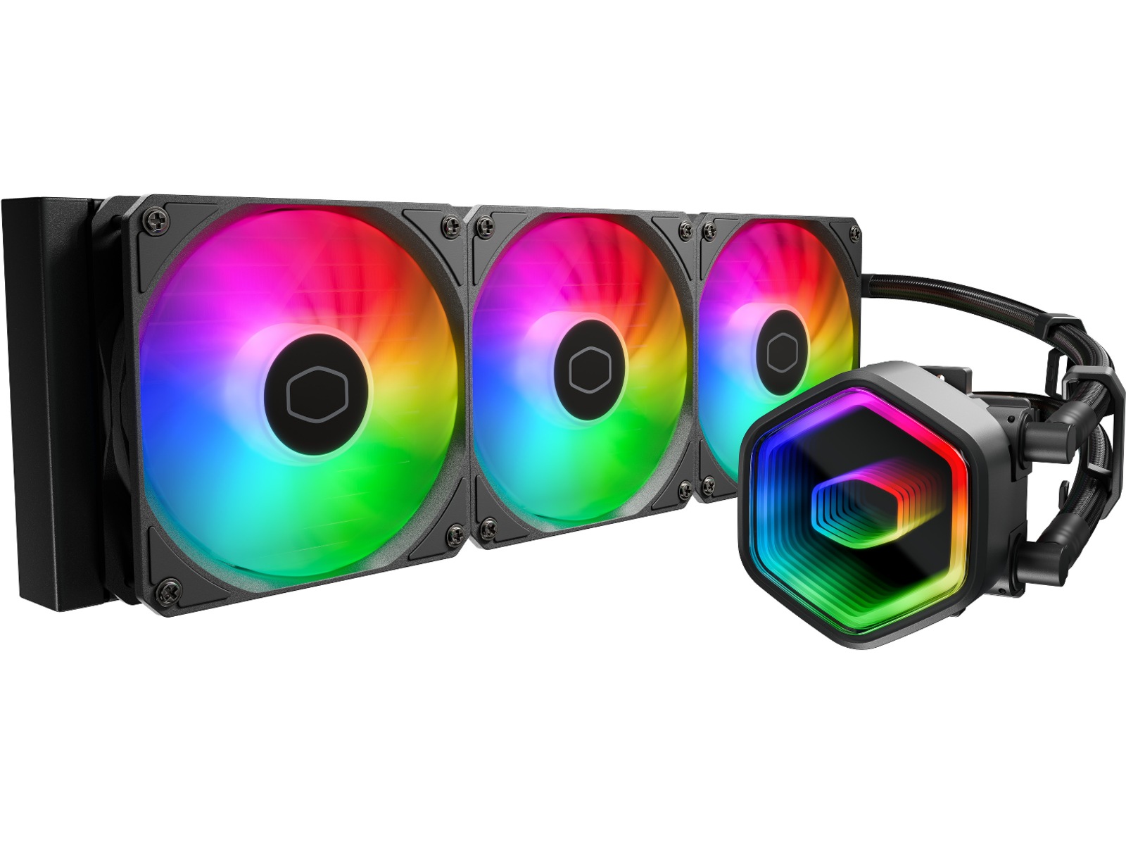 Cooler Master MasterLiquid 360 Core II Vattenkylare 1-pack Svart 120 mm ...