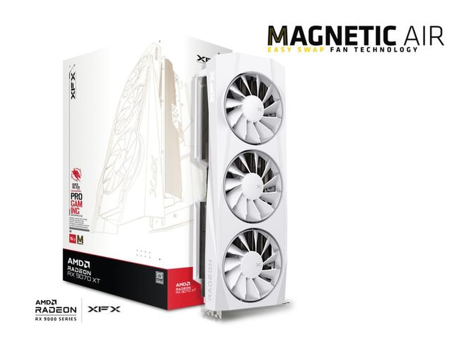 XFX Quicksilver AMD Radeon RX 9070 XT Ma - Elektronikhuset AB - Etab. 1985