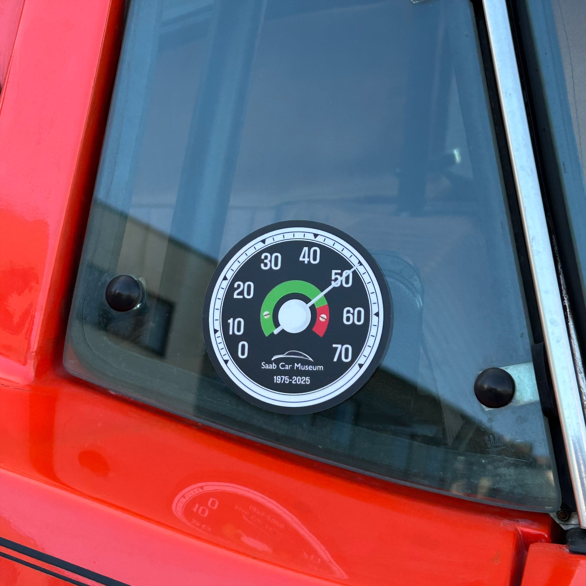 Saab Car Museum Shop - Saab Car Museum 50 years anniversary sticker