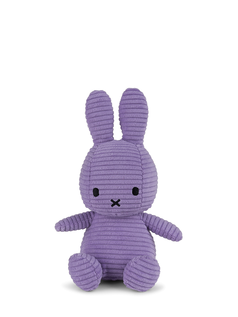 Miffy ECO Corduroy - 23 cm, Dark Purple - Kalikå