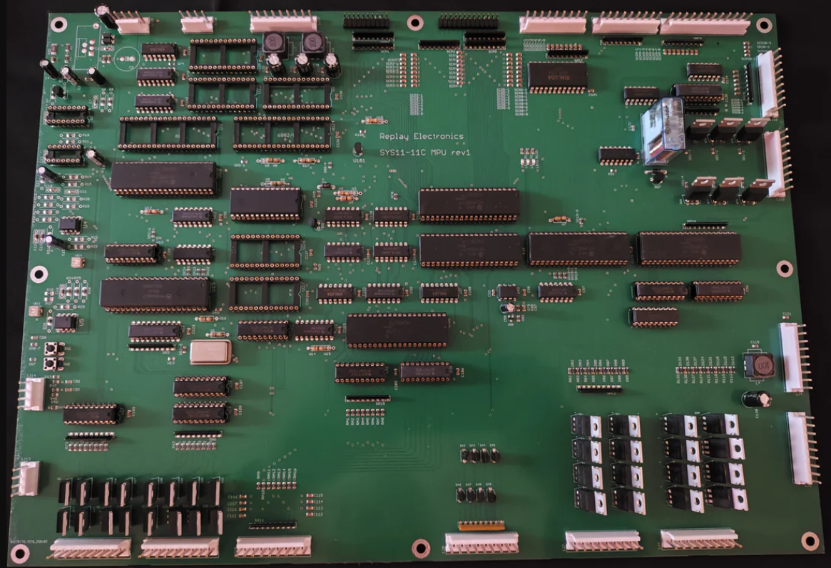 Williams System 11, 11A, 11B and 11C MPU Board - Free Play