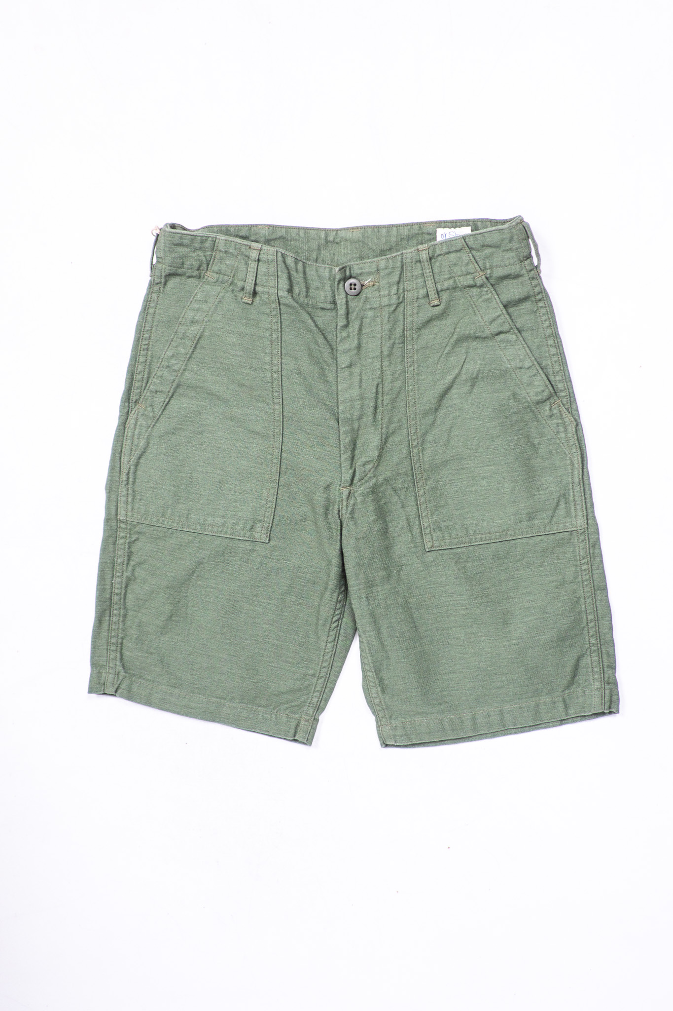 orSlow - US Army Fatigue Shorts Green - Göteborg Manufaktur
