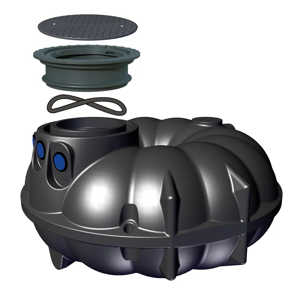 Sluten tank NEO 3000L inkl. förhöjning VS20/lock/tätning. DN600 - Magra ...