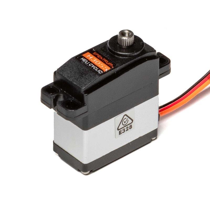 Spektrum H3055 Sub-Micro Digital Mid-Torque Ultra-Speed MG Heli Cyclic ...