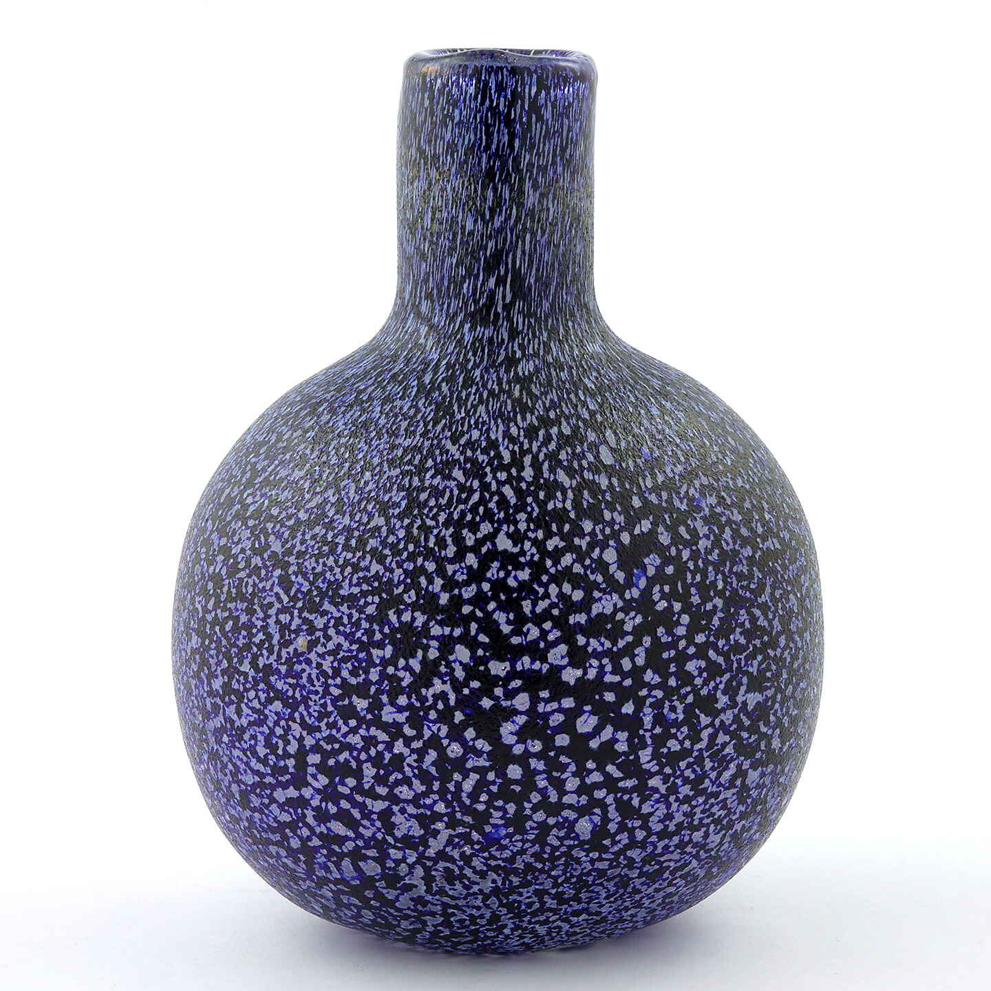 Oiva Toikka (1980s) Blue Swelling Vase 17 cm