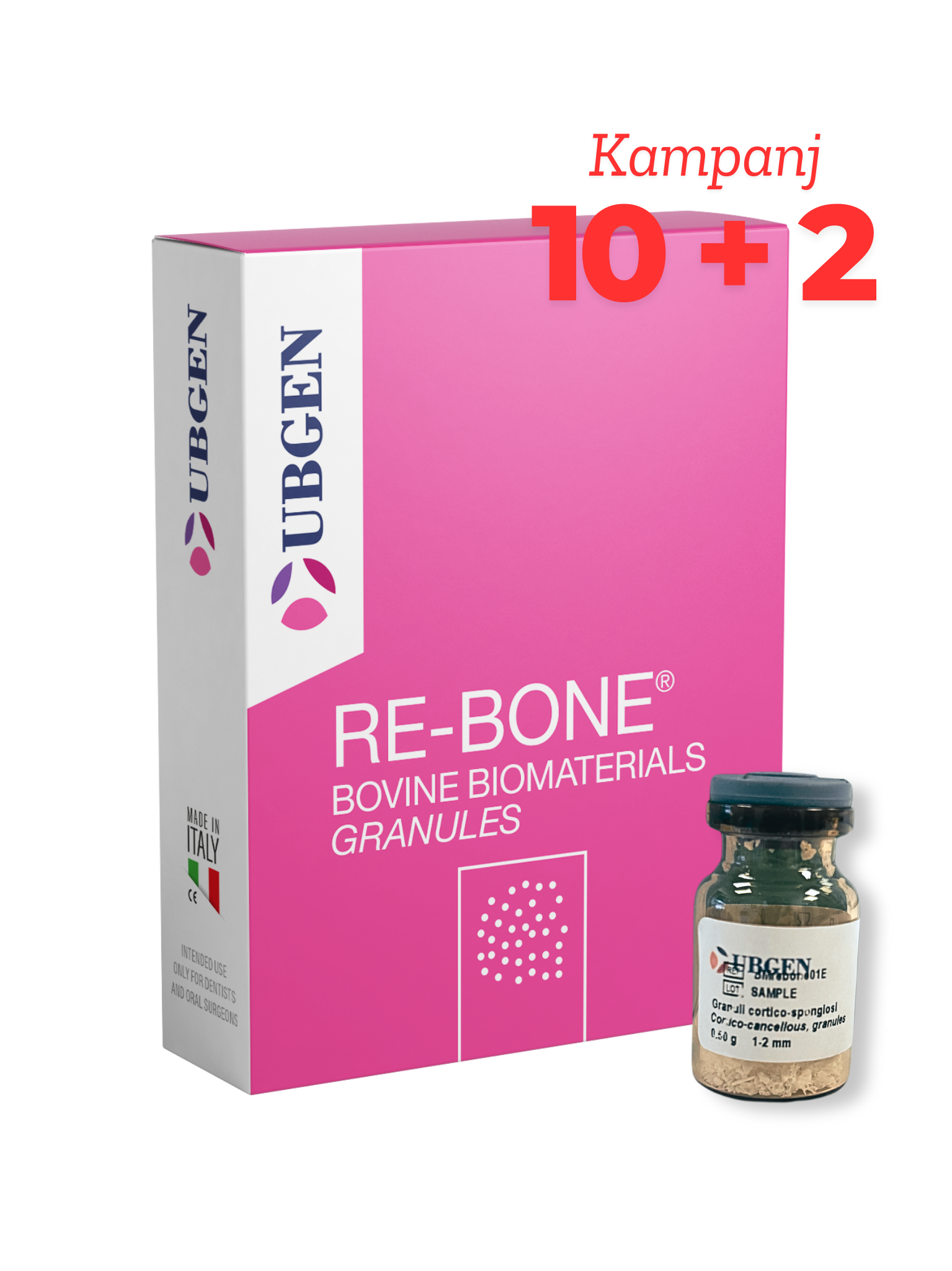 10+2 Promotion |RE-BONE® Bone substitute 0.25 - 1 mm, 0,25 g