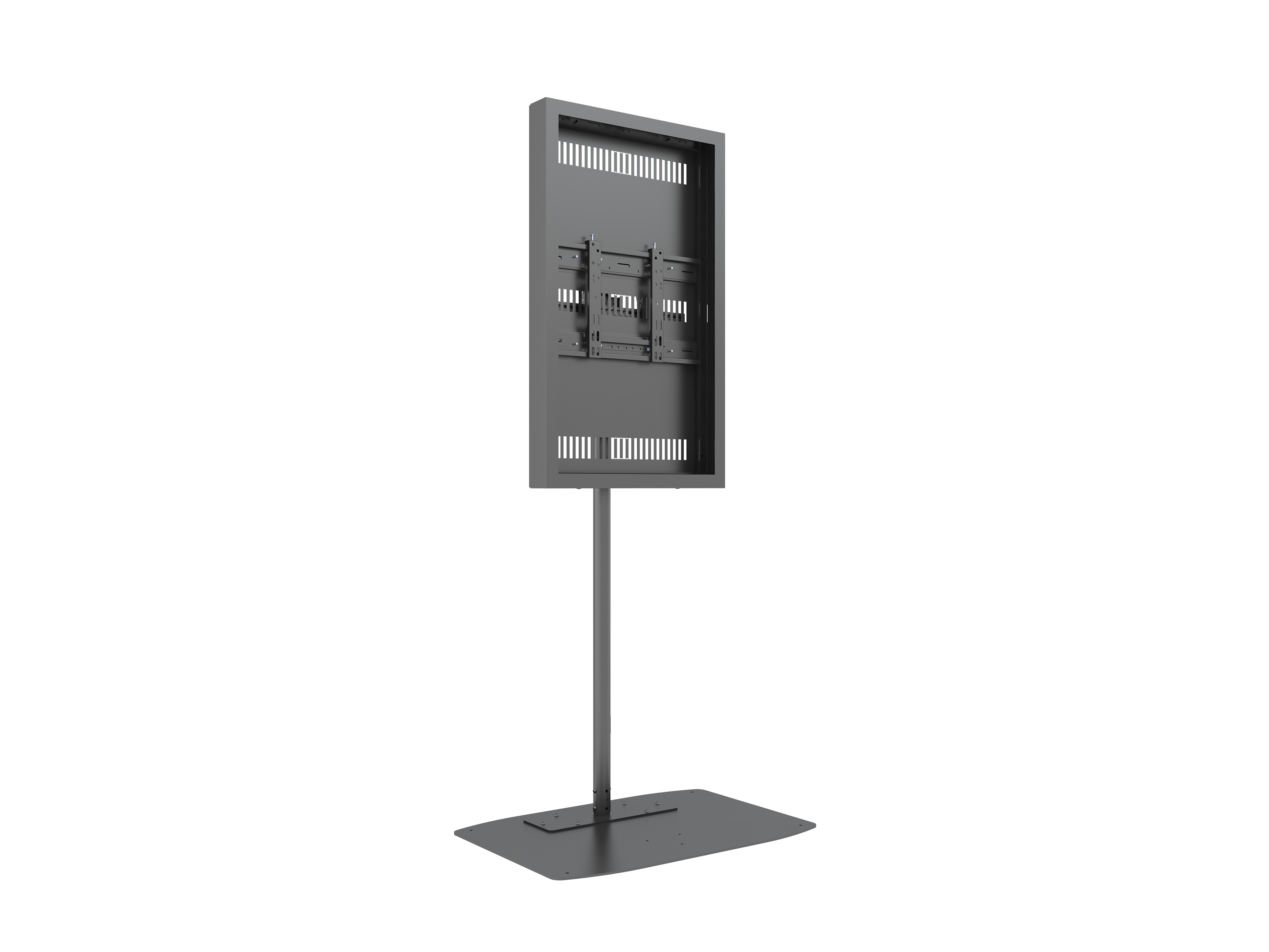 M Pro Series Enclosure 46" Single Pole Floorbase - Multibrackets