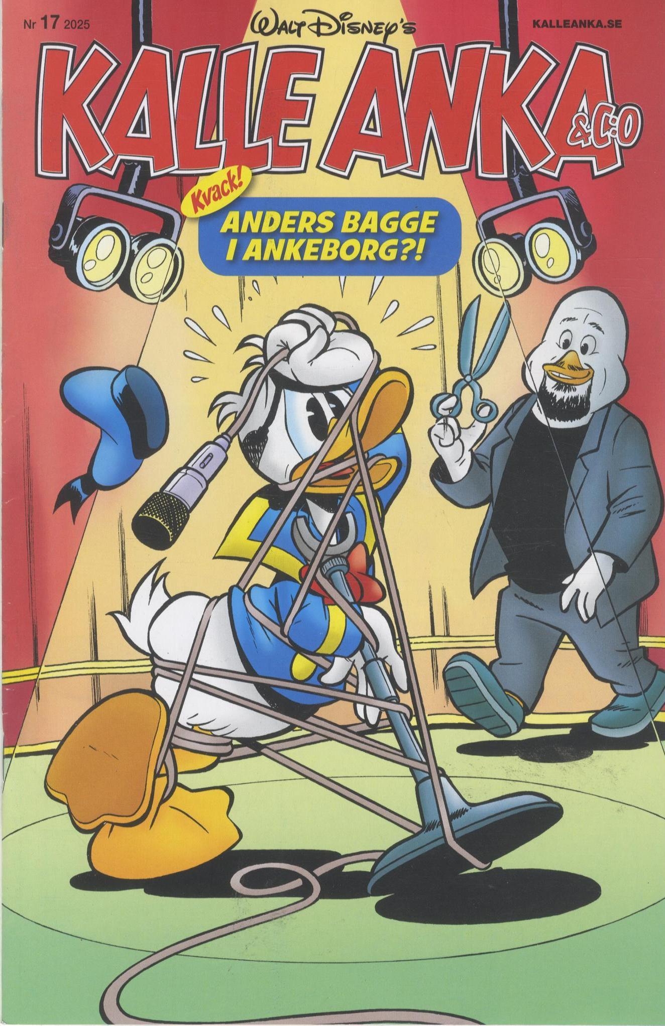 Kalle Anka & CO nr 17 2025, Anders Bagge i Ankeborg?! - Seriekällaren