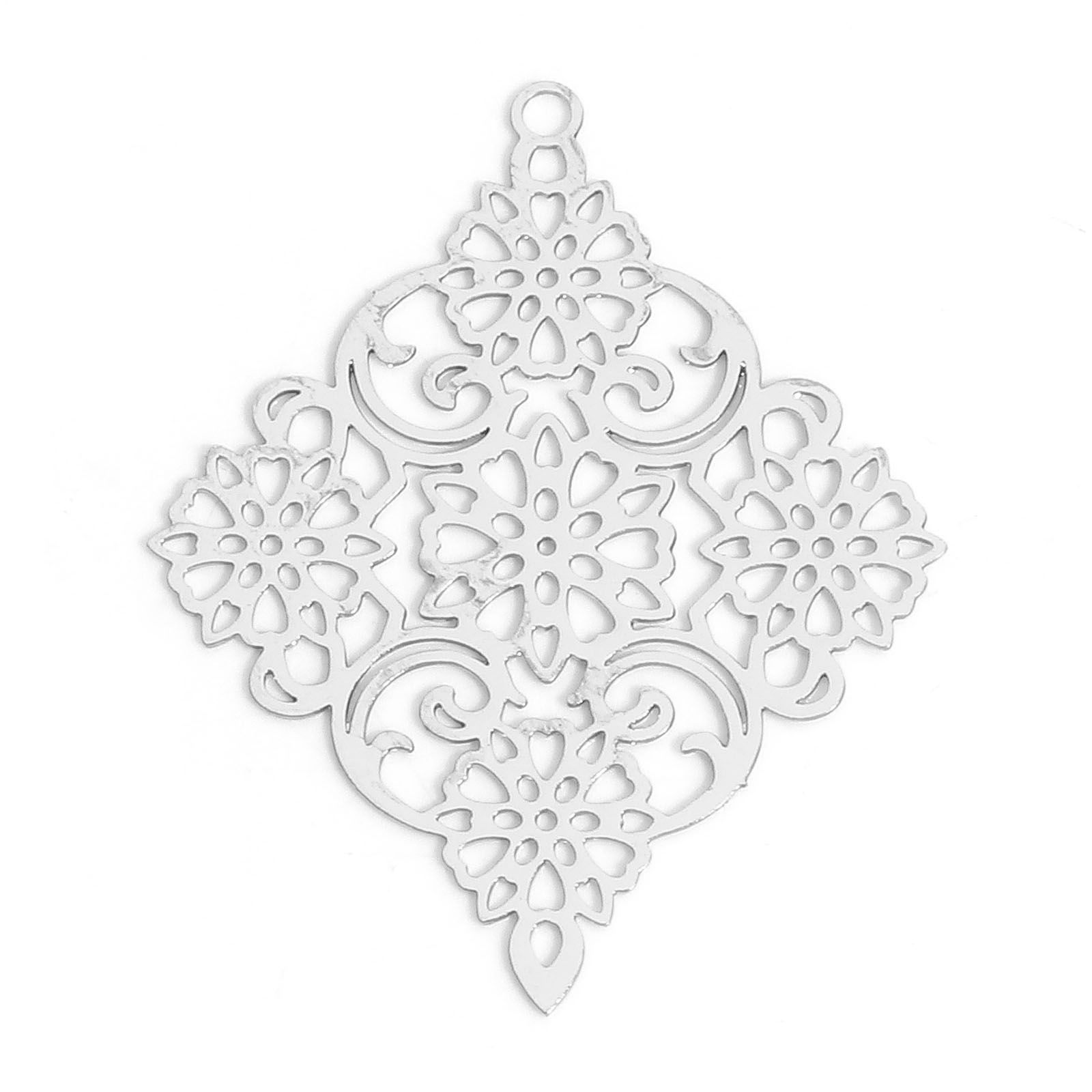 Sparklingdesign - Berlock - Filigree Romb, Silver